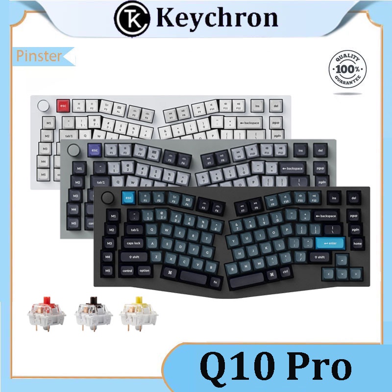 Keychron Q10 Pro Bluetooth Mechanical Keyboard Gasket Customized Dual ...