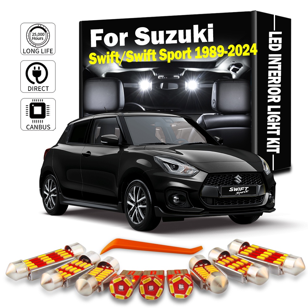 Car LED Bulb Interior Dome Map Trunk Light Kit For Suzuki Swift For ...