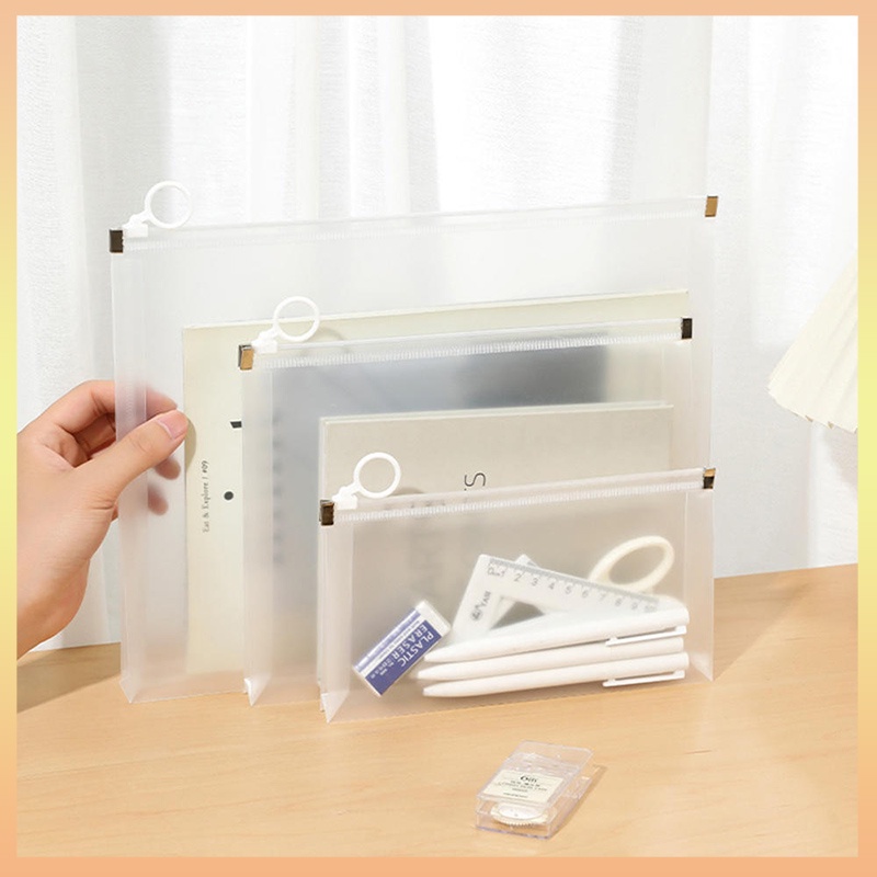 File Bag Transparent Plastic A4/A5/B6 File Storage Portable Waterproof ... File Bag Transparent Plastic A4/A5/B6 File Storage Portable Waterproof ...