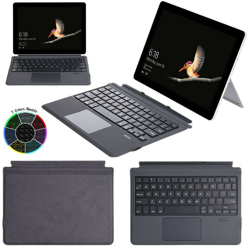 For Microsoft Surface Pro 3 4 5 6 7 Wireless Keyboard With Touch ...
