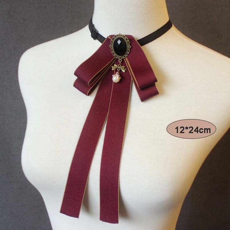 Red bow tie choker store