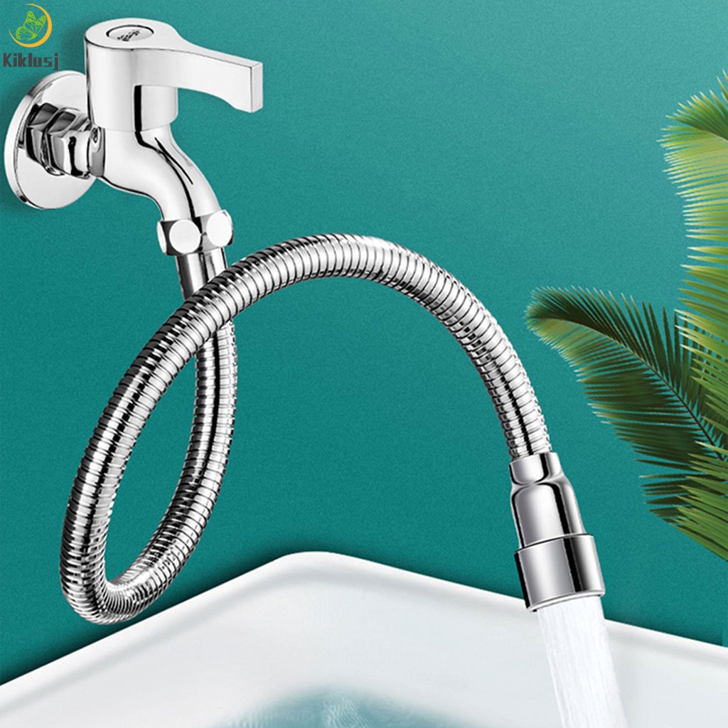 JM Stainless Steel Universal Faucet Extender 360° Rotation Kitchen Anti ...
