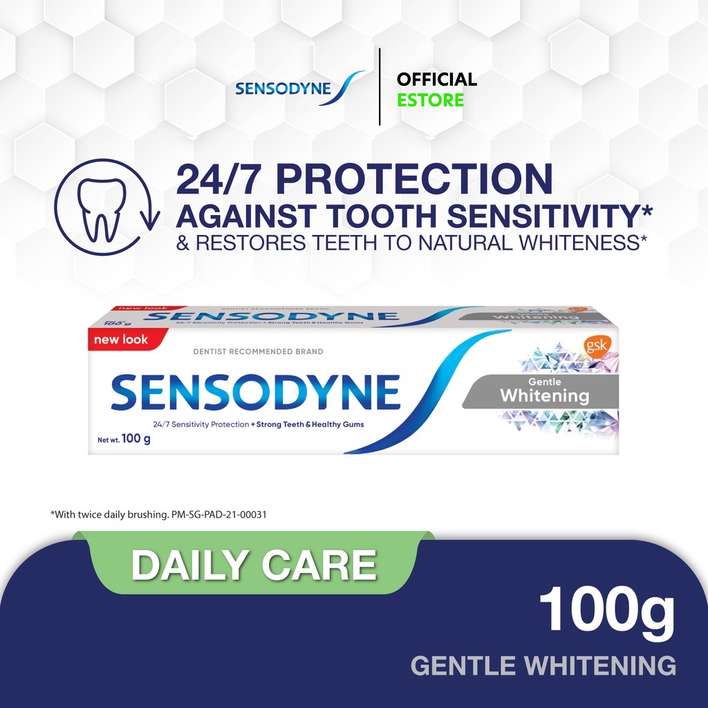 SENSODYNE Toothpaste Daily Care, Helps Remove Stains, Strengthen Teeth ...