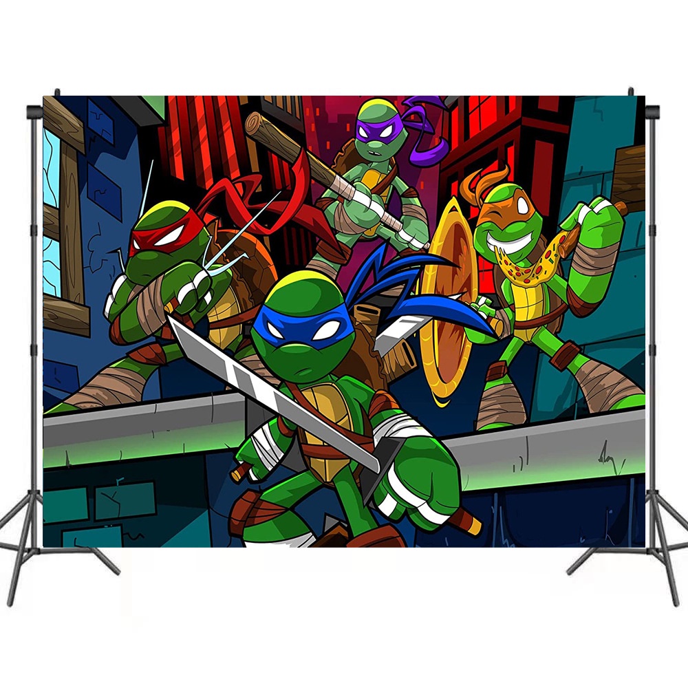 [SG] TMNT Teenage Mutant Ninja Turtles Photography 5x3ft Backdrop ...