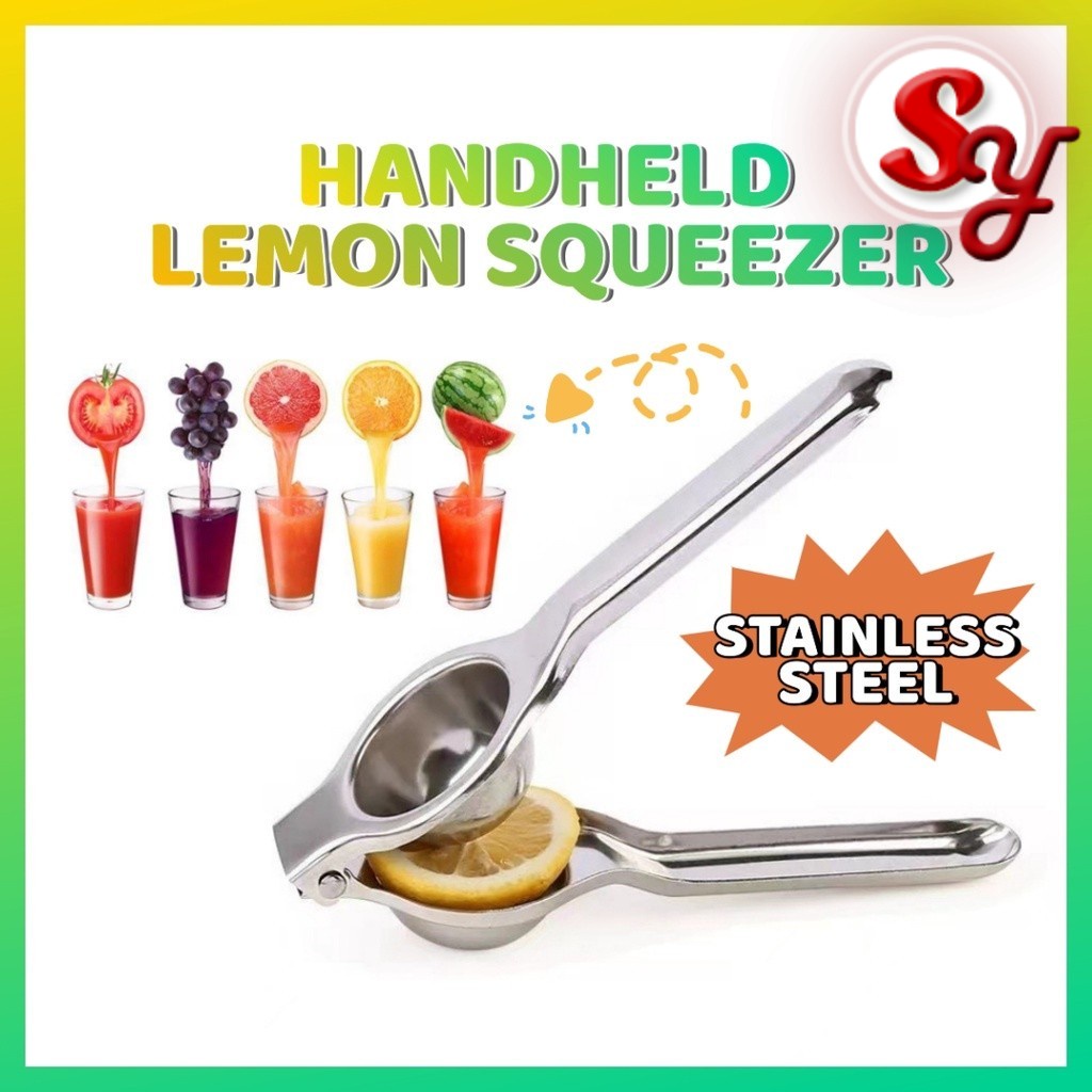 Stainless Steel Manual Lemon Squeezer Orange Extractor Tool Handheld ...