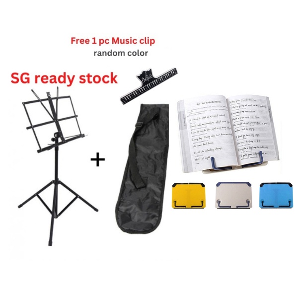 Folding Music Stand Tripod Music score Stands with Holder Height ...