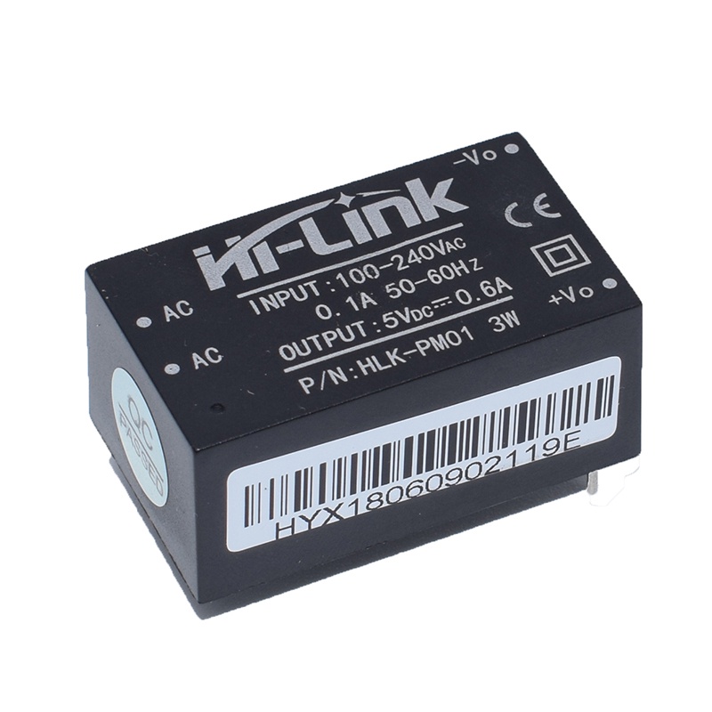 Smart Home Switching Power Module HLK-PM01 AC-DC 220V to 5V Mini Power ...
