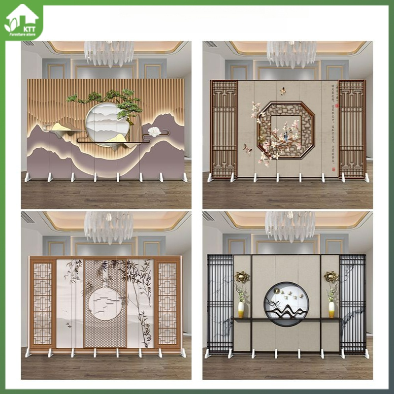 Chinese Screen Partition Wall Hotel Private Room Mobile Folding Office ...