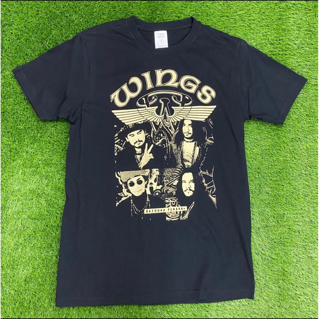 Wings Bazooka Penaka Rock Band Shirts Rockers T-Shirt Metallica Deep ...