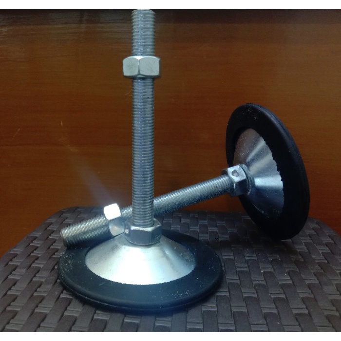 1 Pcs Leg Adjuster conveyor M14 x 10cm Rubber/Foot Adjuster Table M14 ...