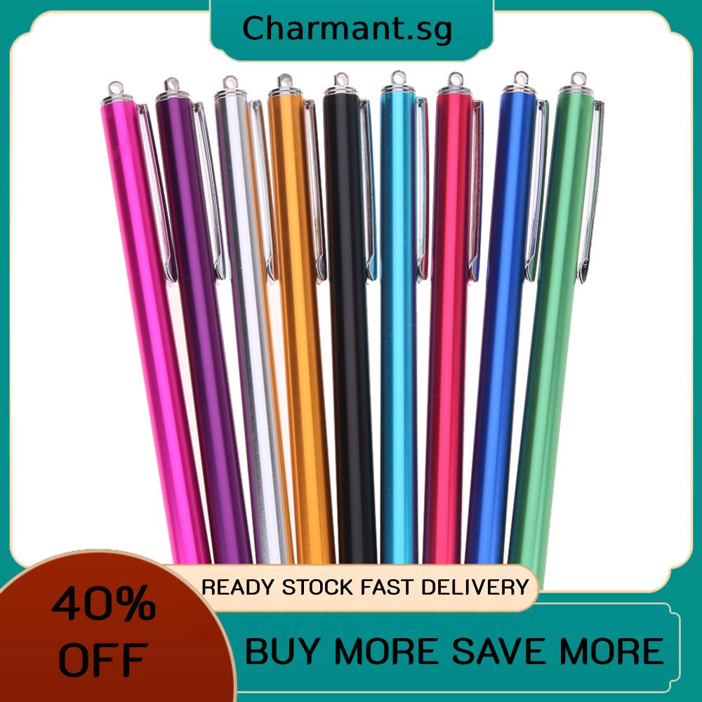 Metal Mesh Micro-Fiber Tip Touch Screen Stylus Pen For i-Phone PC ...