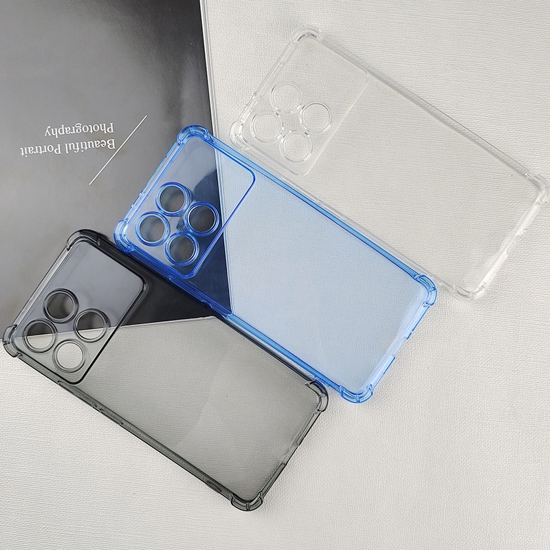Transparent Soft TPU Silicone Case For Xiaomi Poco X7 F6 X6 F5 Pro F4 ...