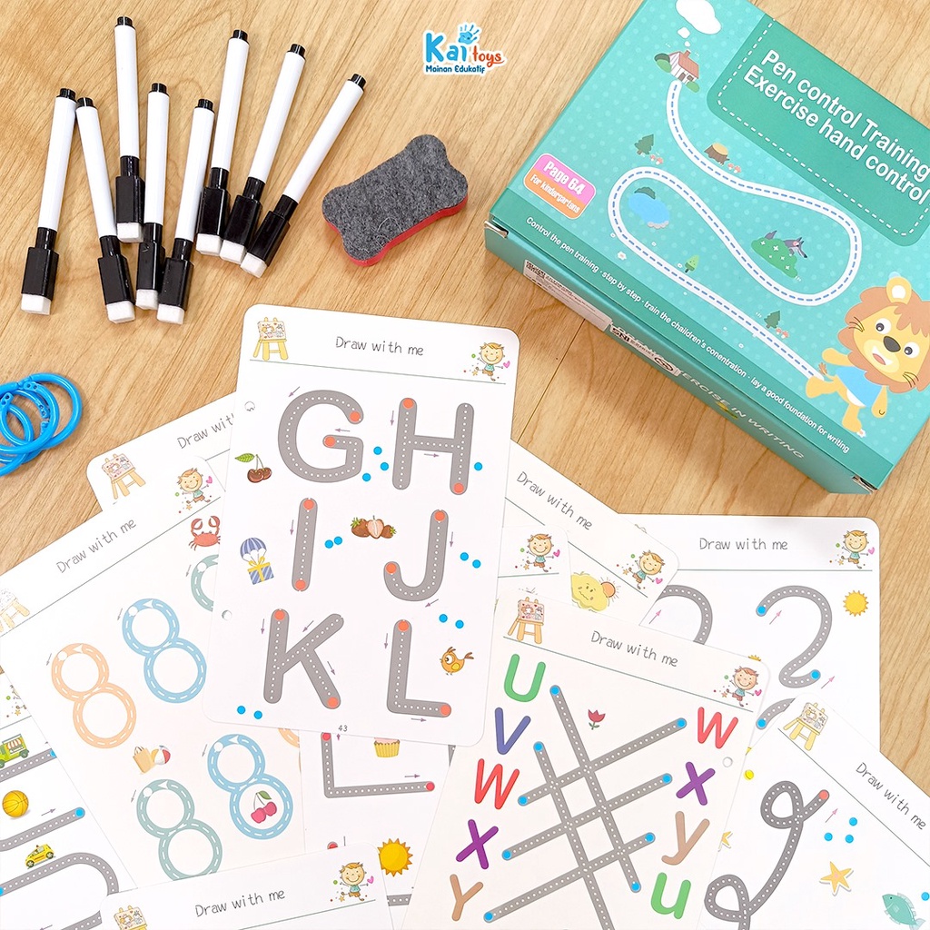 Pen Control Training / Magic Workbook / Learning to Write Worksheet ...