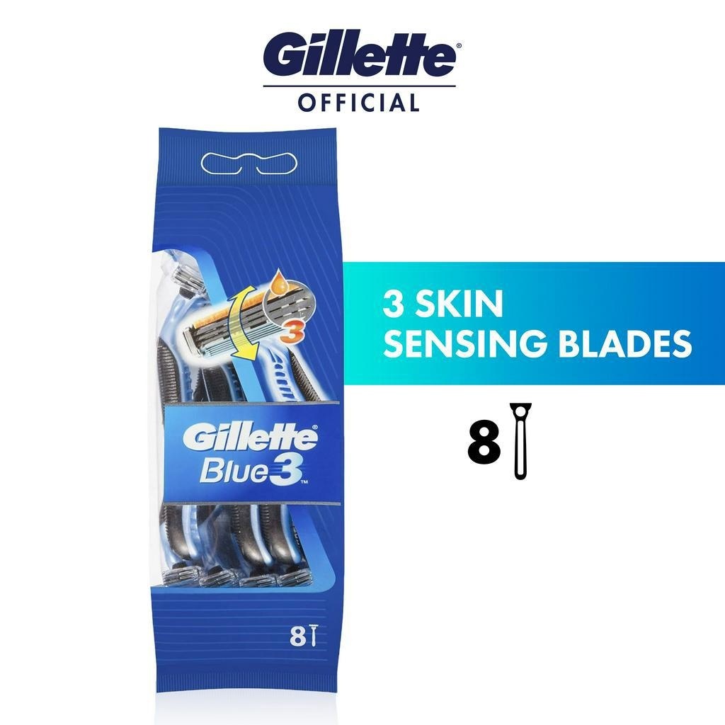 Gillette Blue 3 Smooth Disposable Razors (8s) | Shopee Singapore