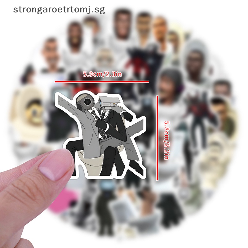 Strongaroetrtomj 54PCS Skibidi Toilet Speakerman Bosses Graffiti ...