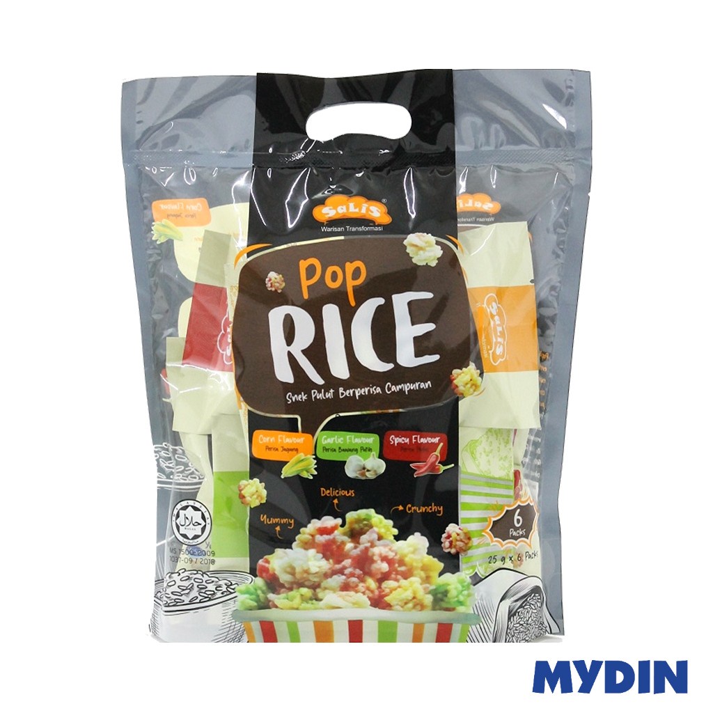 Salis Pop Rice Mixed Flavour (25g) | Shopee Singapore