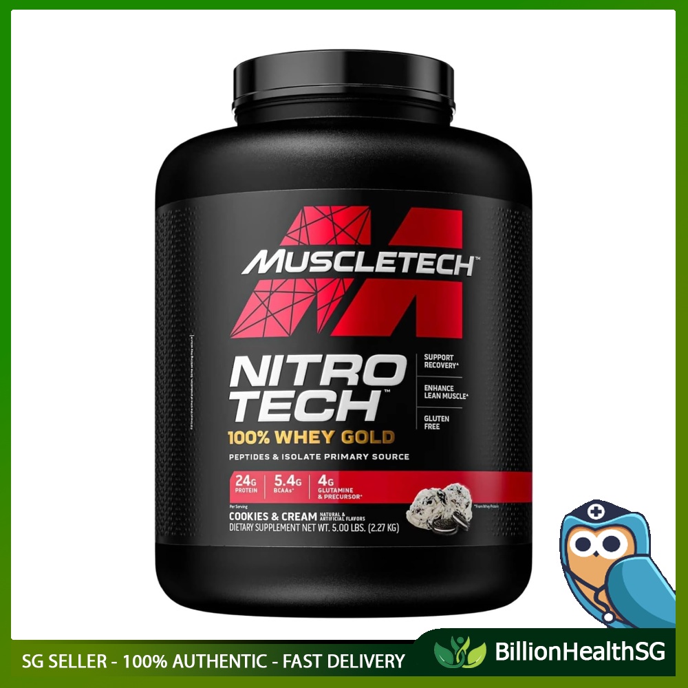[sgstock] Whey Protein Powder | MuscleTech Nitro-Tech Whey Gold Protein ...