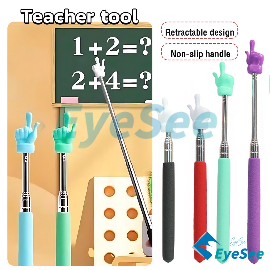 Multifunctional Teaching Stick Teacher Pointer Reading Guide Children ...