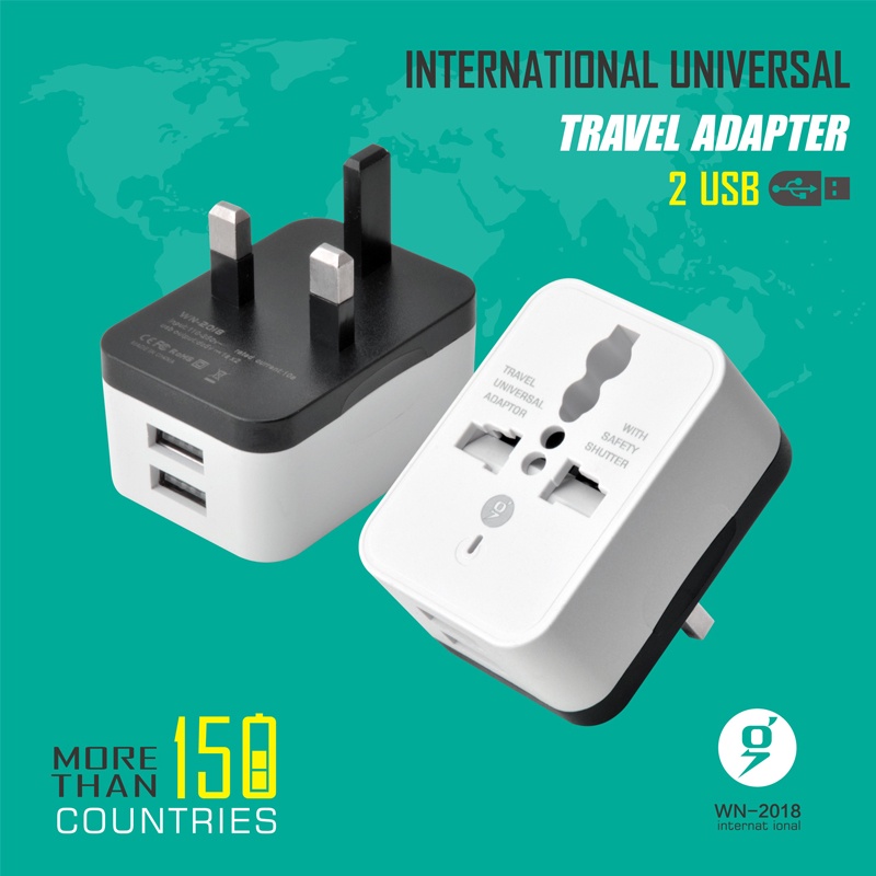 UK Plug Adapter with Dual USB 5V 2A Multifunction 10A Universal To EU US UK AU Conversion Plug ...