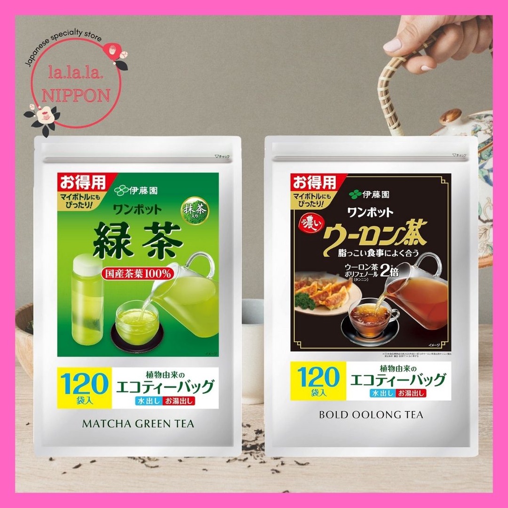 【Direct from Japan】Itoen One Pot Tea Bags Matcha Green Tea/ Strong ...