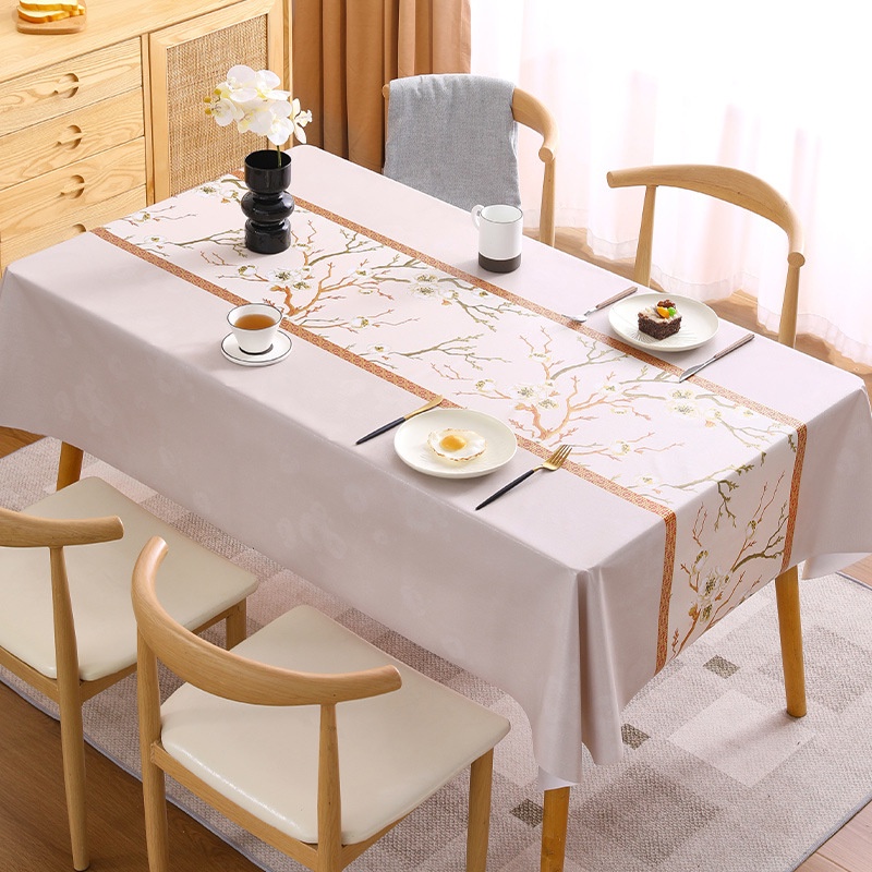 PVC Waterproof Oilproof Table Cloth Nordic Ins Marble Tablecloth with ...