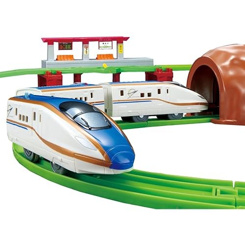 TAKARA TOMY Plarail Lively Announcement Sound E7 Series Shinkansen Bright Rail Set | Shopee ...