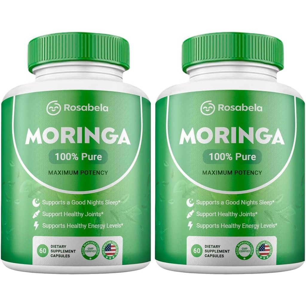 Moringa Powder Capsules - Pure Nutrient-Rich Moringa Powder - A Natural ...