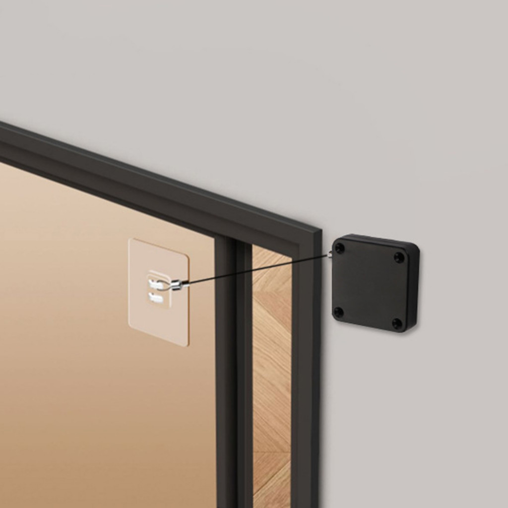 makabakaa| Wall-mounted Door Sliding Door Adjustable Punch-free ...