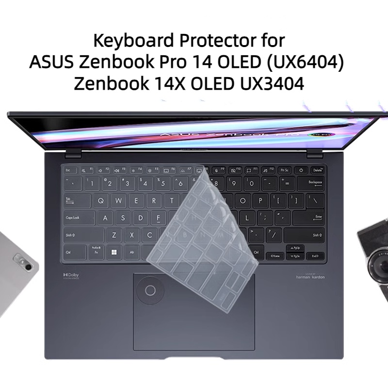 Keyboard Protector for ASUS Zenbook Pro 14 OLED (UX6404) Dust Proof ...
