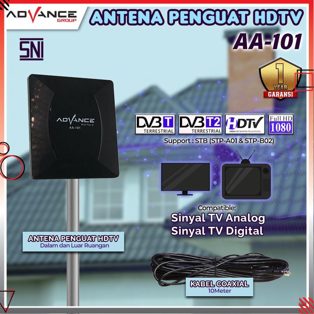 !! Advance Digitals AA-101 Analog Digital Indoor Outdoor Cable Antenna ...