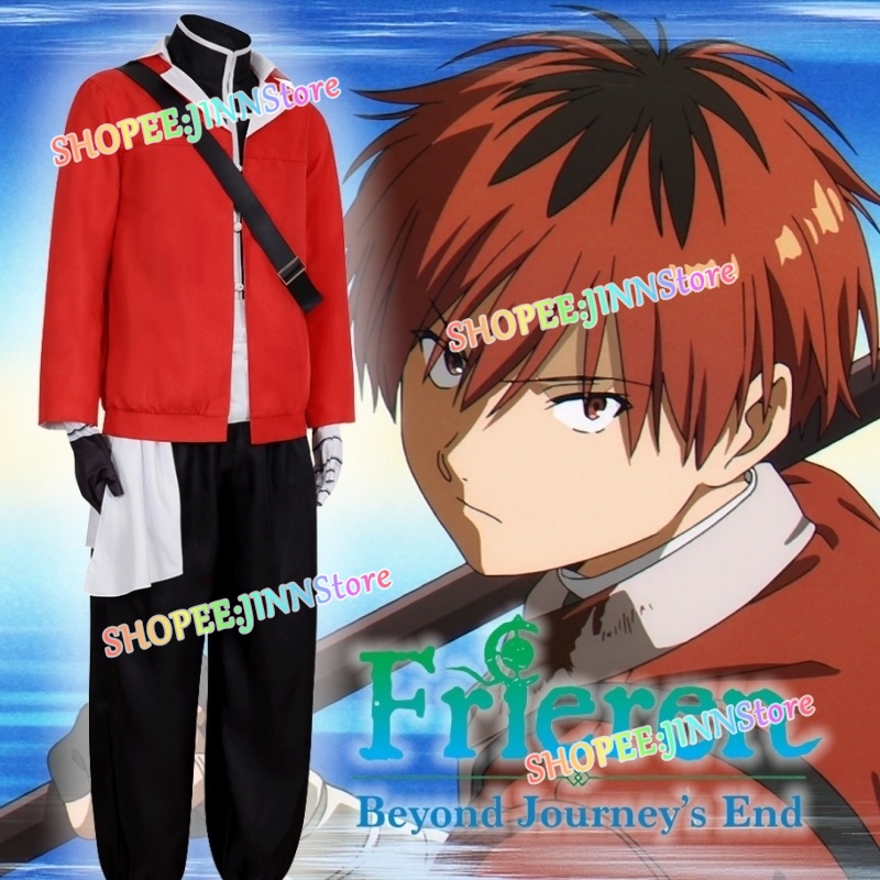 - JINN - FRIEREN BEYOND JOURNEY'S END Anime STARK Cosplay Costume+Wig ...