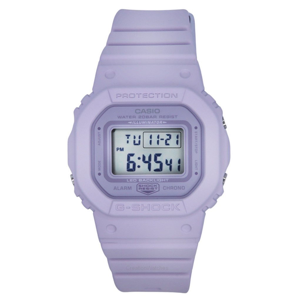 Casio G-Shock Digital Purple Resin Strap Purple Dial Quartz GMD-S5600BA ...