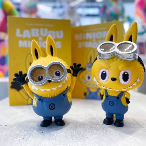 1 Set Labubu x Zimomo x Minions RARE LIMITED The Monster Pop Mart ...