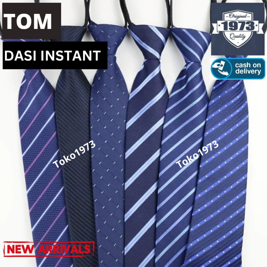 TOM - INSTANT TIE ready-to-wear tie zipper tie formal tie office tie ...