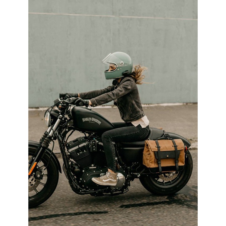 Retro Motorcycle Side Bag Universal Waterproof Motorcycle Side Bag ...