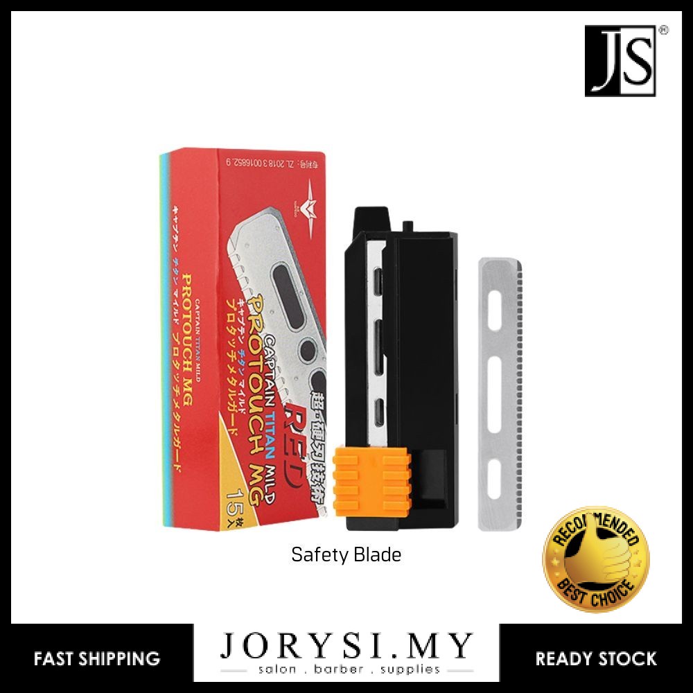 JAPAN Captain Titan Mild Protouch MG Single Safety Razor Blade (RED ...