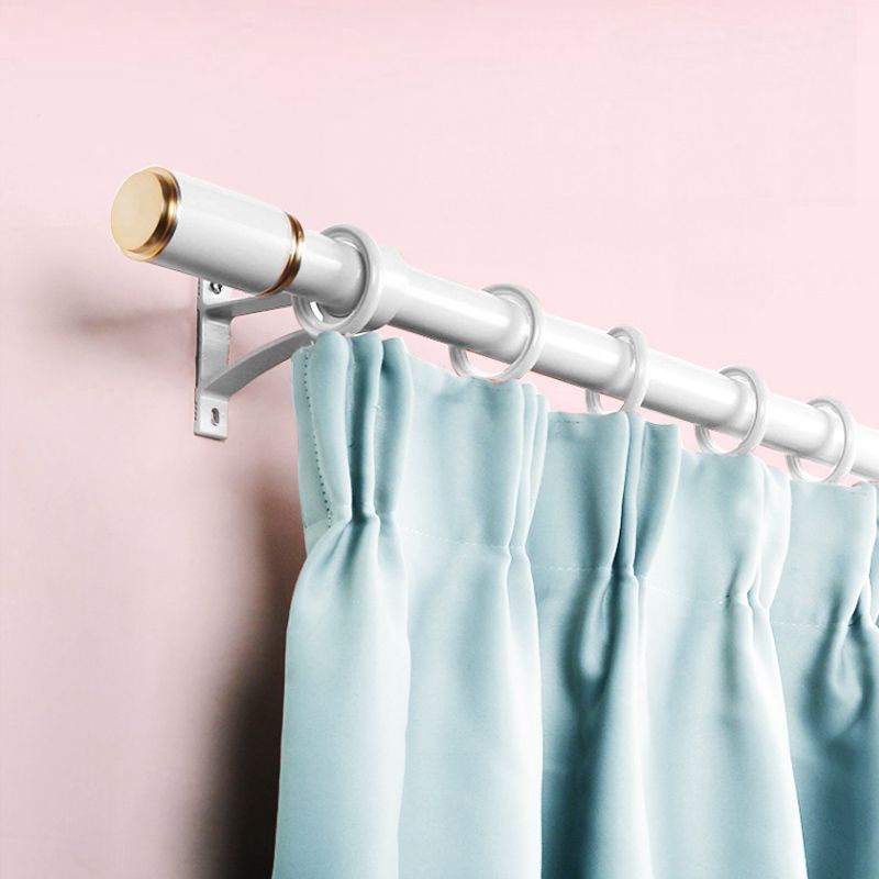 White Roman Rod Single Rod New Thickened Pole Punching Bracket ...