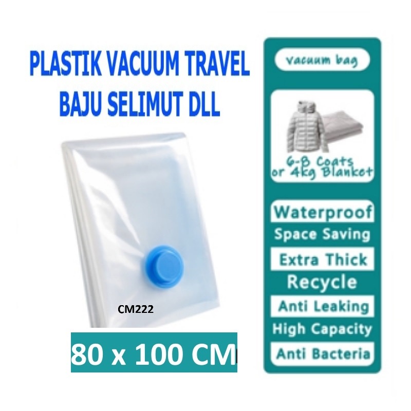Vacuum Plastic Clothes Vacuum Plastic Vacuum Bag Travel Clothes 80x100 ...