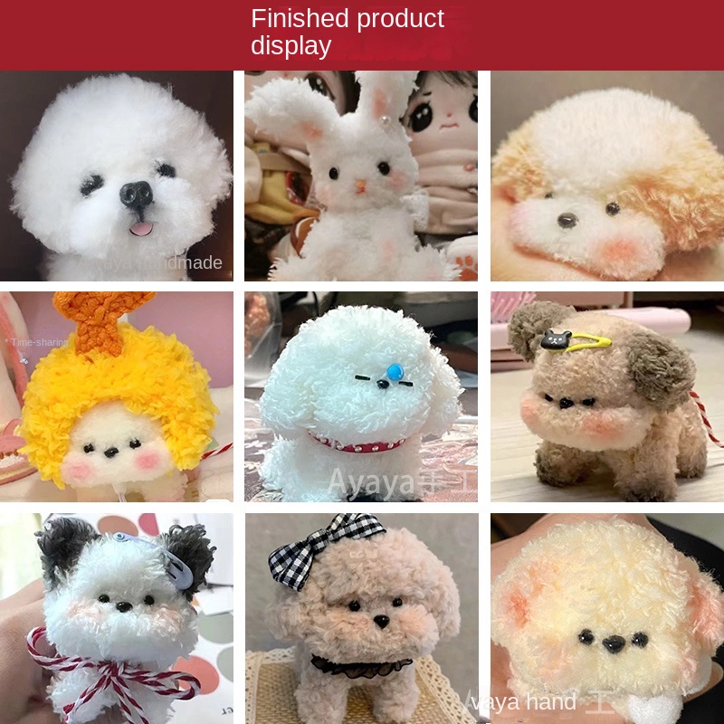 Ready stock 15mm*1M Wool fuzzy wire pipe cleaner for Moru doll Super ...