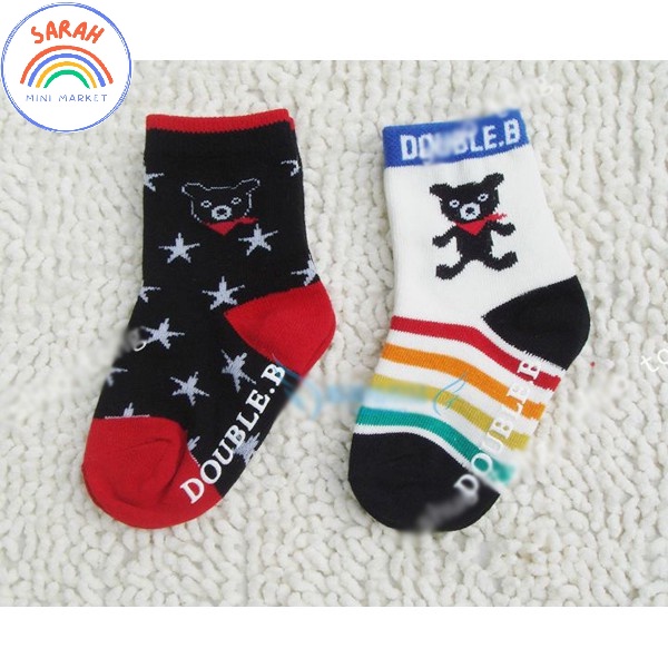 Stokin Baby 2 Pasang 2 In 1 Socks (Star & Rainbow) (Suitable For 18-36M ...