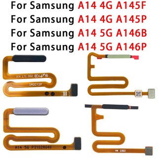 Original Home Button Fingerprint For Samsung A14 4G A145F A145P / A14 ...