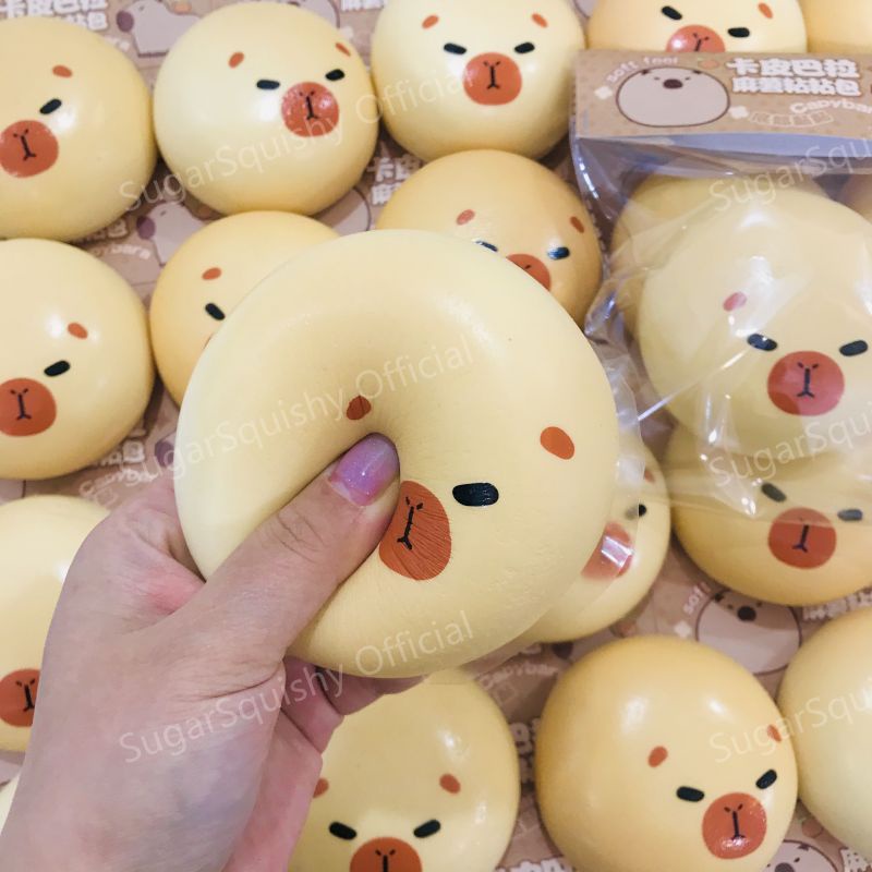 HaChiMi Kapibala Bun Rebound Decompression Vent Toy Squishy Slow Rising ...