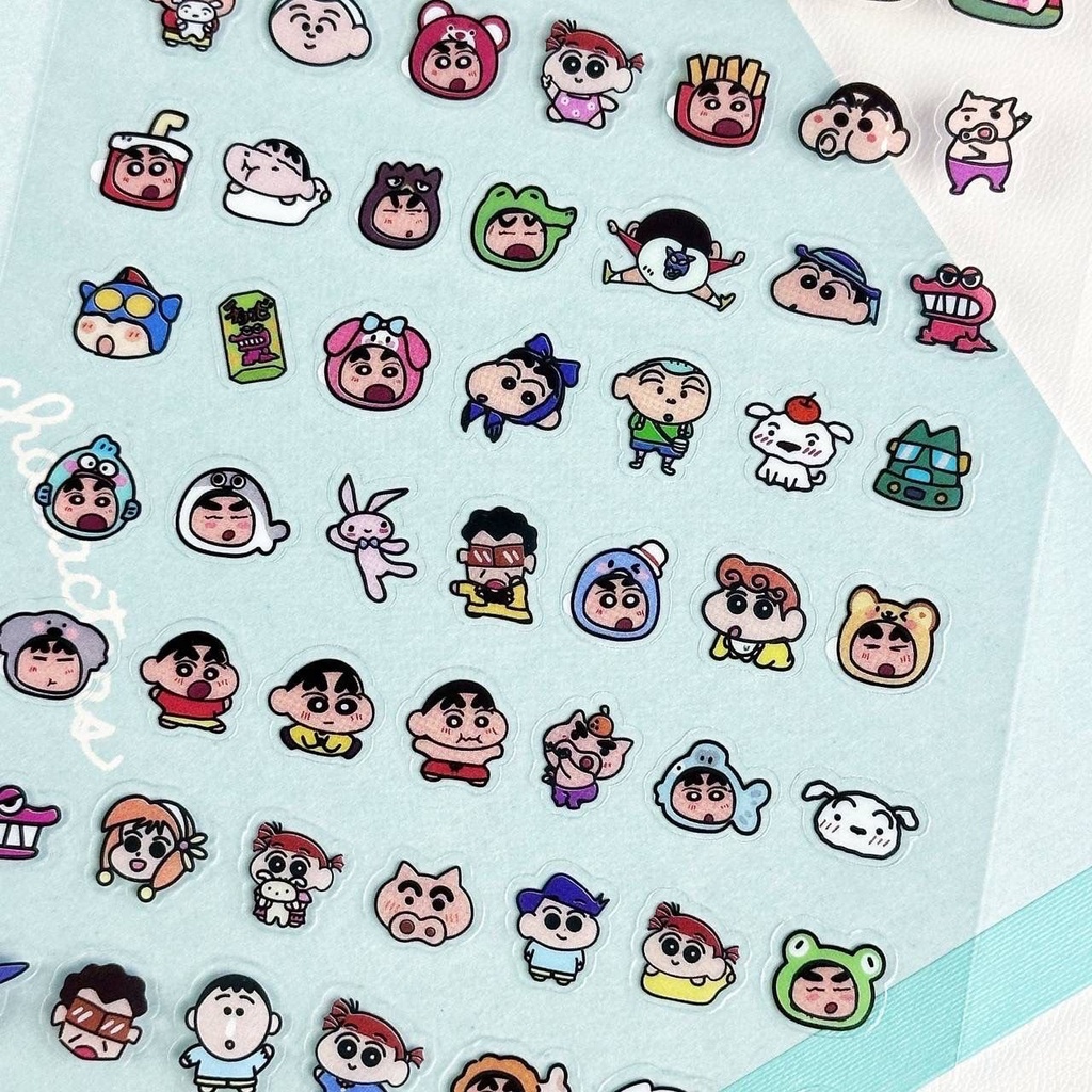 56 Pcs Cute Crayon Shin-chan Cartoon Cute Stickers Laptop Phone Case ...