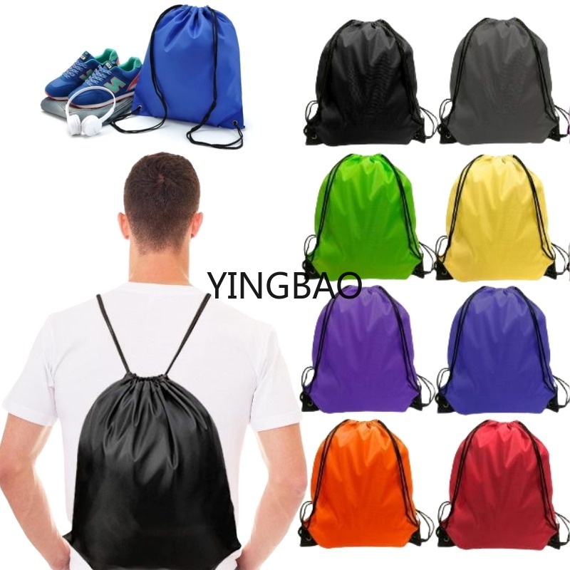 Riding Backpack Gym Drawstring Shoes Bag Clothes Backpacks Waterproof ...