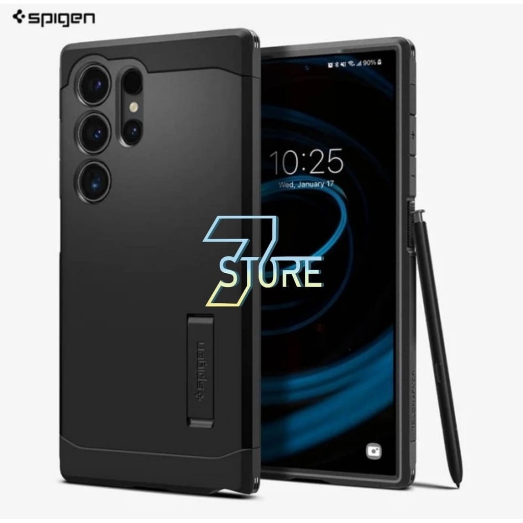 Original Official Spigen Tough Armor Casing Cover Hard Case Samsung Galaxy S24 Ultra S24 Plus 5G ...