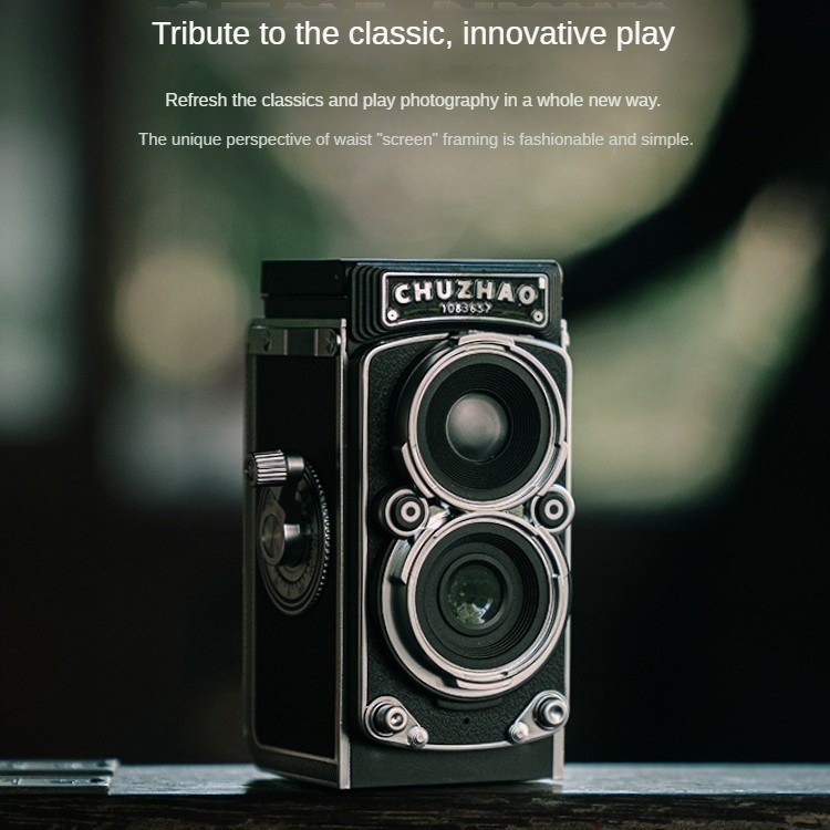CHUZHAO M1 Retro Twin-Lens Digital Camera – CCD Effect, HD, Vlog ...