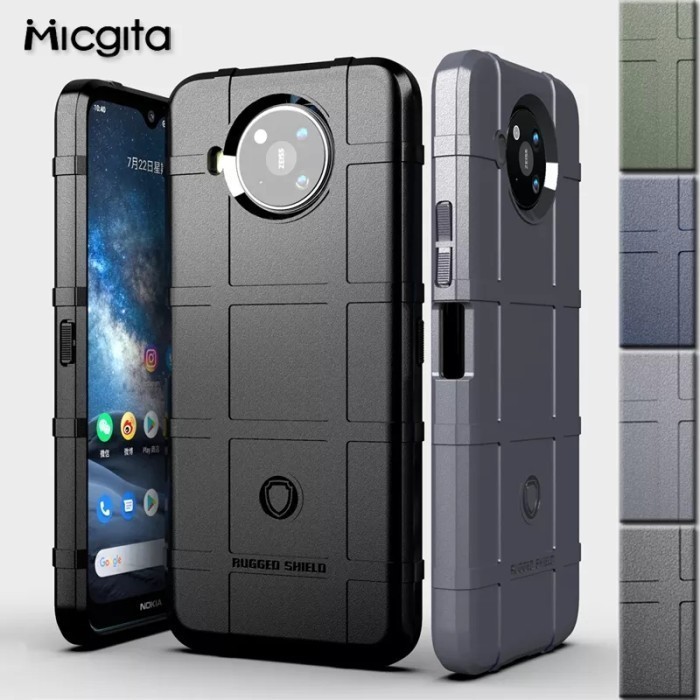 NOKIA X10 X20 RUGGED SHIELD ARMOR AIRBAG ANTI SHOCK PROOF CASE - RUGGED ...