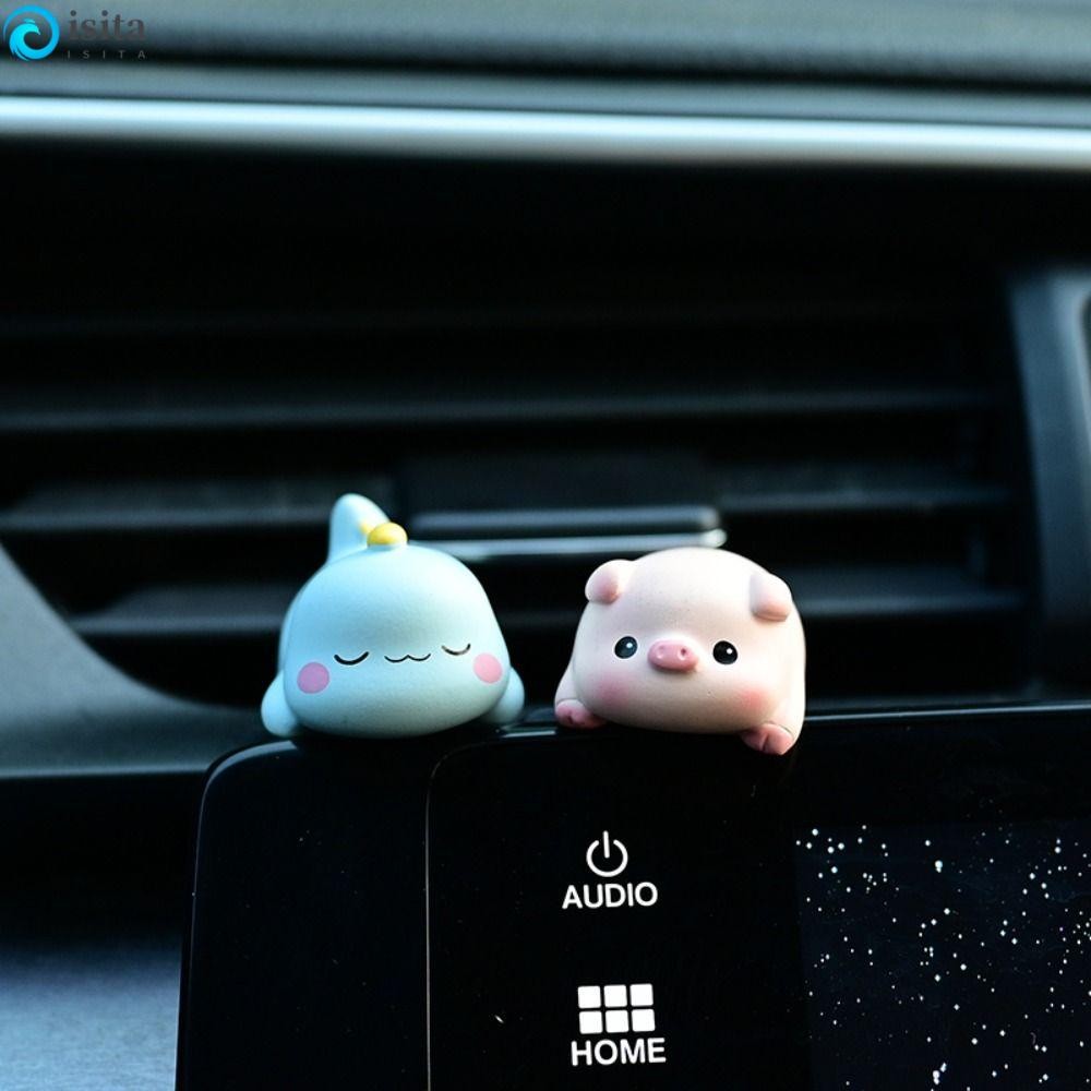 ISITA Computer Monitor Decor, Desktop Edges Cartoon Animal Ornament ...