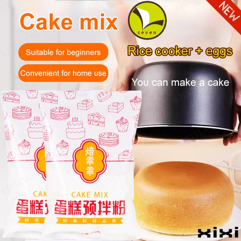Rice cooker cake mix cake pre-mixed powder oven-free chiffon cake ...