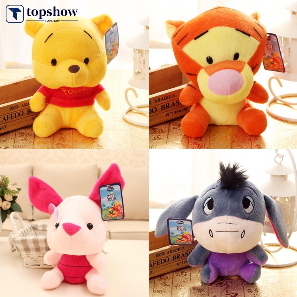 TOPSHOW 12cm Mini Plush Doll for Kids Toys Bag Pendant Toys Winnie the ...